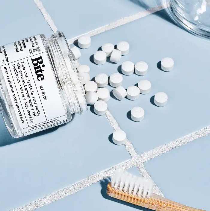 Fresh Mint Fluoride-Free Toothpaste Bits | Songbird and Co.